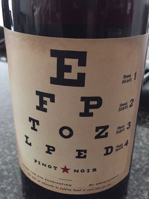 Eye Chart Wine