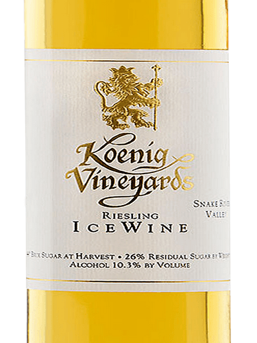 Koenig Vineyards Riesling Icewine | Vivino English