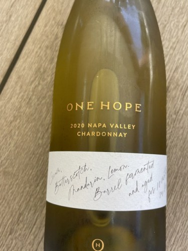 One Hope Chardonnay | Vivino English
