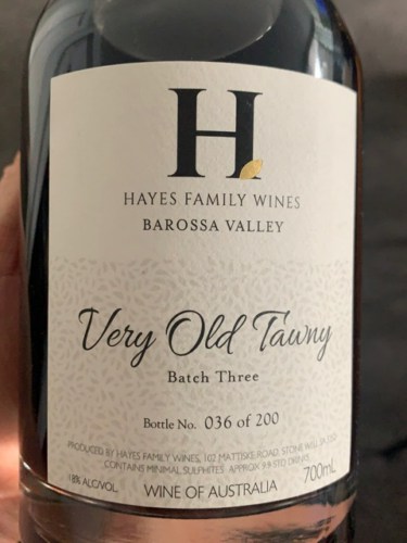 Hayes Family Wines Batch Three Very Old Tawny | Vivino US