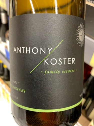 Anthony Koster Family Estates Barrel Select Chardonnay | Vivino English