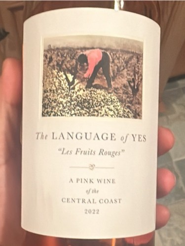 The Language of Yes Les Fruits Rouges Rosé | Vivino English