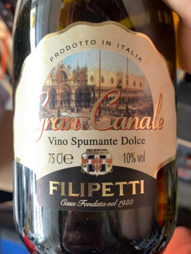 Filipetti Gran Canale Spumante Dolce | Vivino US