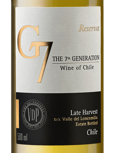 The 7th Generation - G7 Reserva Late Harvest | Vivino US