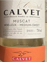 Calvet Varietals Muscat Moelleux Medium Sweet | Vivino France