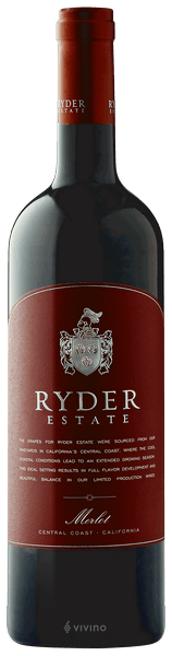 2015 Ryder Estate Merlot | Vivino US
