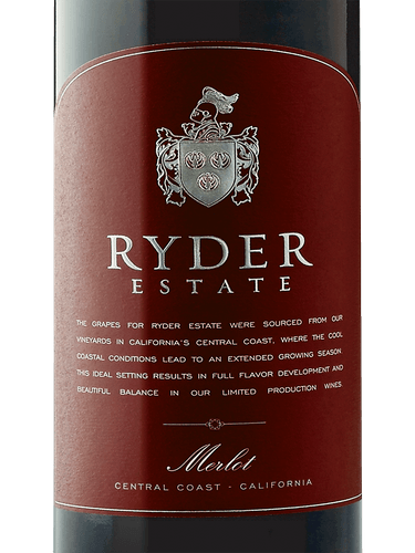 2015 Ryder Estate Merlot | Vivino US