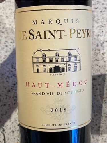Marquis de Saint-Peyre Haut-Médoc | Vivino English