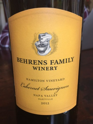 Behrens Family Winery Hamilton Vineyard Cabernet Sauvignon | Vivino US