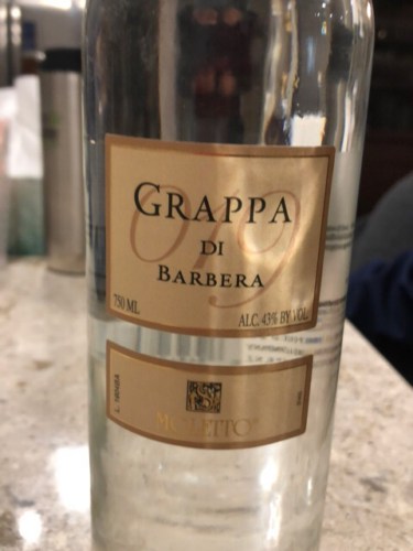 N.V. Moletto Grappa di Barbera 019 | Vivino US