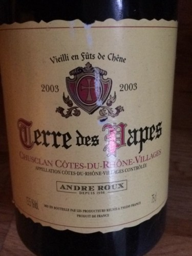 Andre Roux Terre des Papes Côtes-du-Rhône-Villages 'Chusclan' | Vivino US