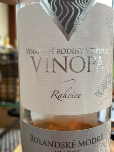 Vinopa Rulandské Modré Klaret Pozdní Sběr | Vivino US