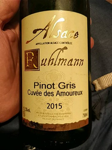 Ruhlmann Cuvée des Amoureux Pinot Gris | Vivino US