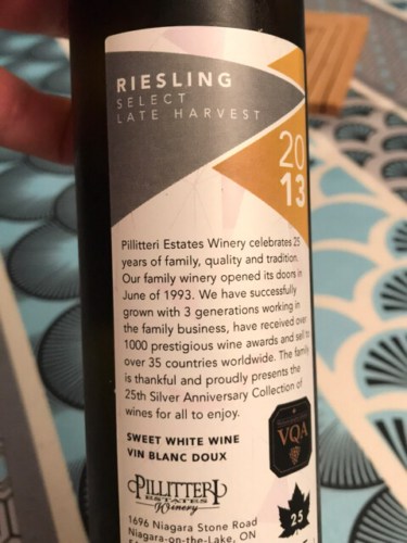 Pillitteri Estates Select Late Harvest Riesling | Vivino Brasil Pillitteri Estates Select Late Harvest Riesling | Vivino Brasil