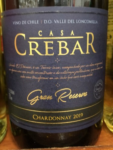 Casa Crebar Gran Reserva Chardonnay | Vivino US