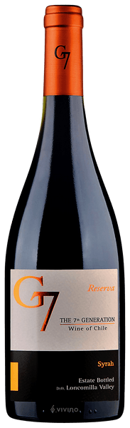 The 7th Generation - G7 Reserva Shiraz/Syrah | Vivino US
