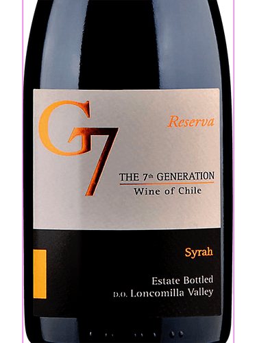 The 7th Generation - G7 Reserva Shiraz/Syrah | Vivino US