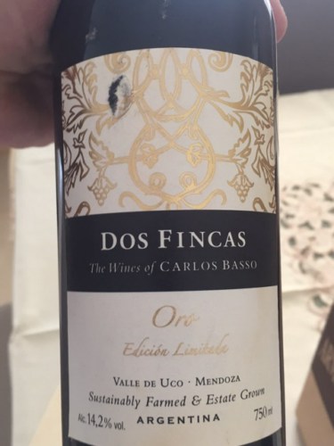 Carlos Basso Dos Fincas Oro Edición Limitada | Vivino US