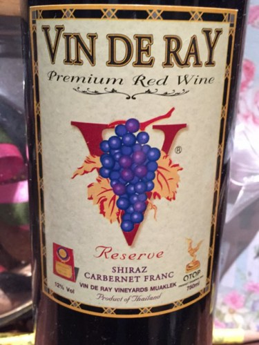 Vin de Ray Reserve Shiraz Cabernet Franc | Vivino US