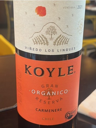 Koyle Gran Reserva Organico Carmenere | Vivino US