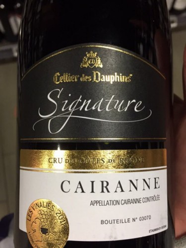 2015 Cellier des Dauphins Signature Cairanne | Vivino