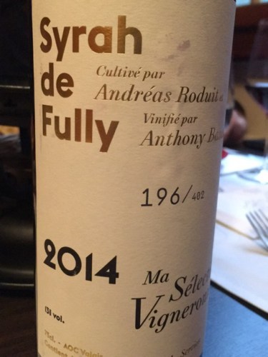 2014 Cave de l'Orlaya Syrah de Fully | Vivino US