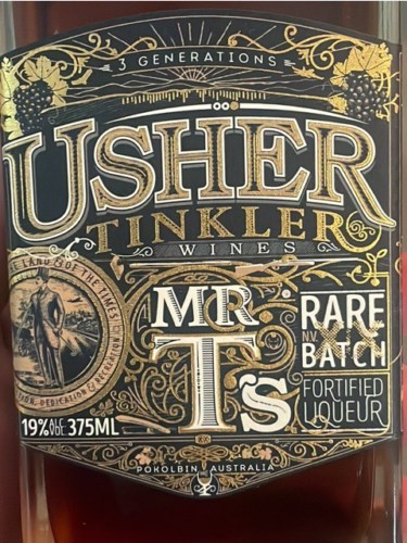 Usher Tinkler Wines Mr T's Rare Batch Fortified Liqueur | Vivino US