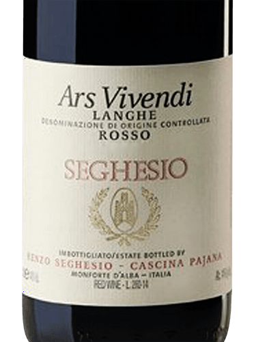 Renzo Seghesio Ars Vivendi Langhe Rosso | Vivino Brasil