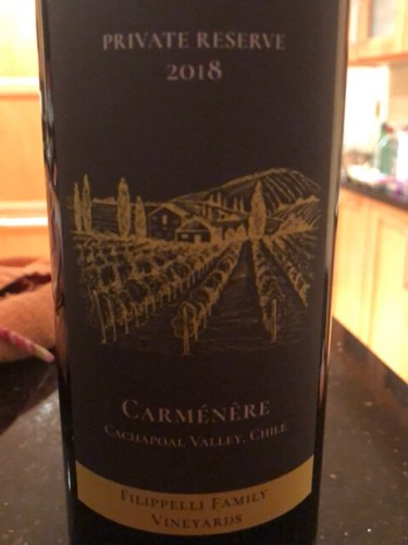 Filippelli Family Vineyards Private Reserve Carménère | Vivino US