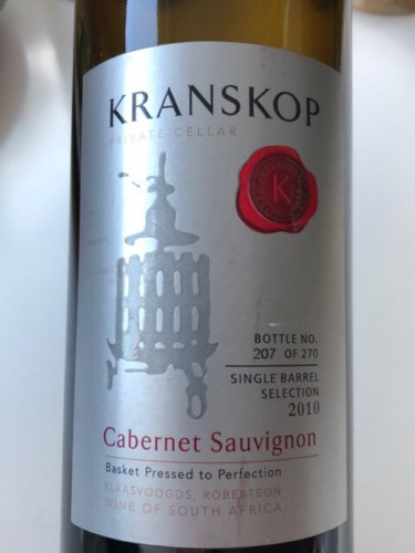 Kranskop Single Barrel Selection Cabernet Sauvignon | Vivino