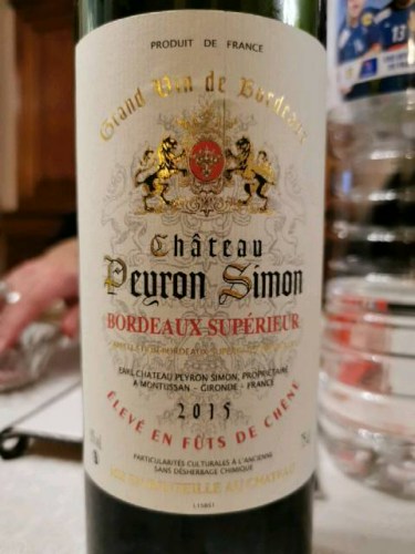 Château Peyron Simon Bordeaux Supérieur | Vivino