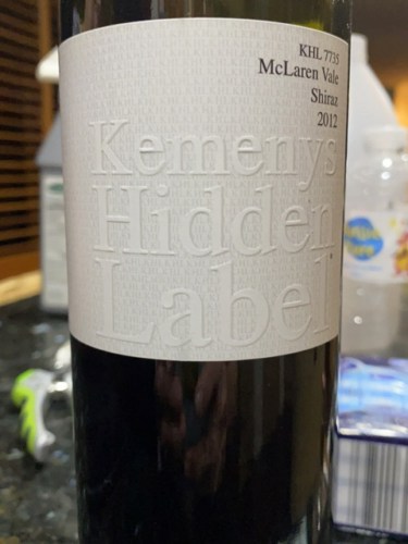 Kemenys Hidden Label Shiraz | Vivino US