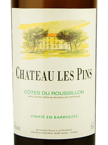 Château les Pins Côtes du Roussillon Blanc | Vivino US