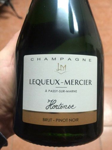 Lequeux Mercier Cuvée Hortense Pinot Noir Brut Champagne | Vivino Canada
