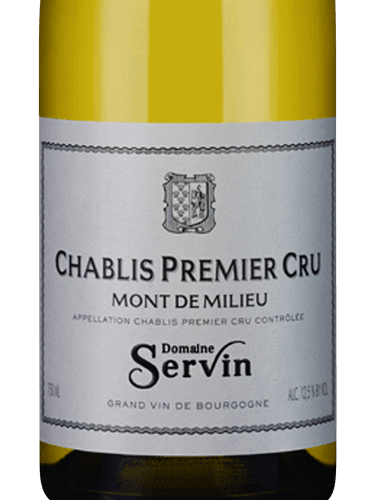 Domaine Servin Chablis Premier Cru 'Mont de Milieu' | Vivino US