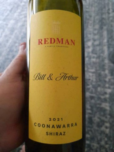 Redman Bill & Arthur Shiraz | Vivino US