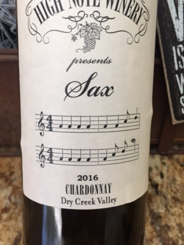 High Note Winery Sax Chardonnay | Vivino US
