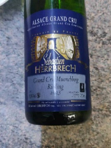 Sebastien Herrbrech Riesling Alsace Grand Cru 'Muenchberg' | Vivino US