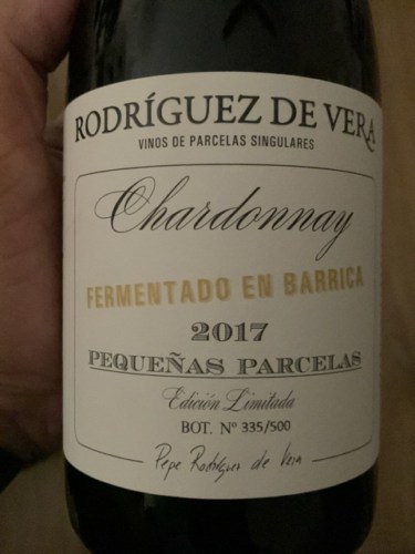 Pepe Rodríguez de Vera Pequeñas Parcelas Edicion Limitada Chardonnay ...