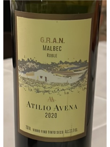 Atilio Avena Gran Malbec | Vivino Brasil