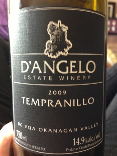 D'Angelo Estate Winery Tempranillo | Vivino US