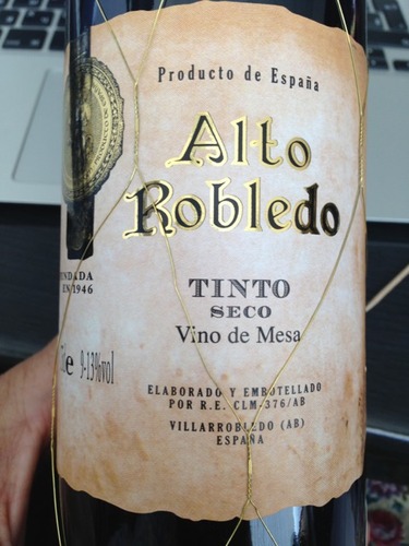 Alto Robledo Alto Robledo Tinto Seco | Vivino US