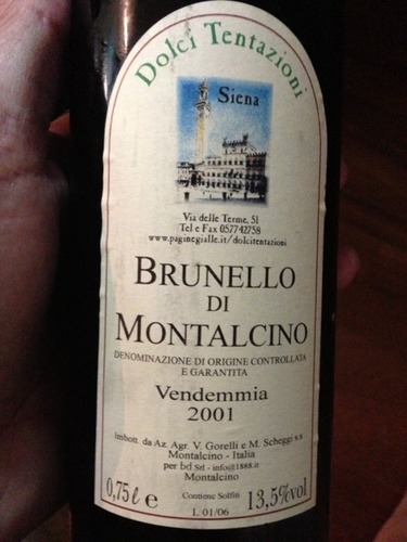 Azienda Agricola V. Gorelli e M. Scheggi ss Dolci Tentazioni Brunello ...