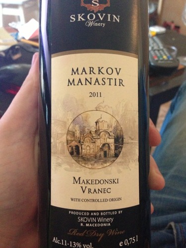 2011 Skovin Markov Manastir Makedonski Vranec | Vivino English