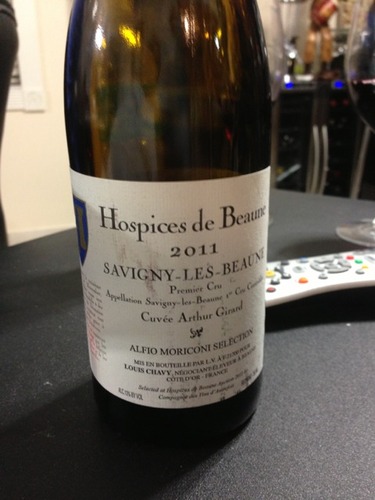 Louis Chavy Alfio Moriconi Selection Cuvée Arthur Girard Hospices de ...