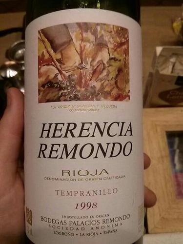 2019 Palacios Remondo Rioja Tempranillo Herencia | Vivino US