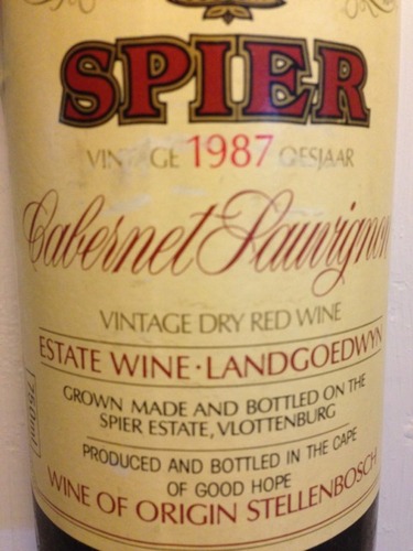 Spier Landgoedwyn Cabernet Sauvignon | Vivino English