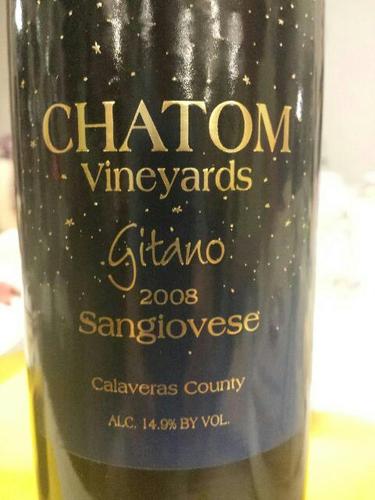 Chatom Vineyards Gitano Sangiovese | Vivino US