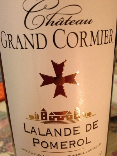 Marin Audra Grand Cormier Lalande De Pomerol | Vivino US