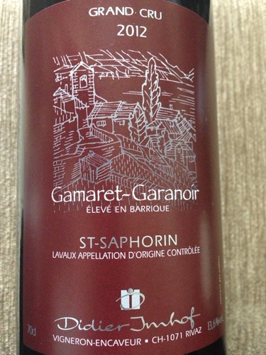 Didier Imhof Gamaret - Garanoir | Vivino 日本
